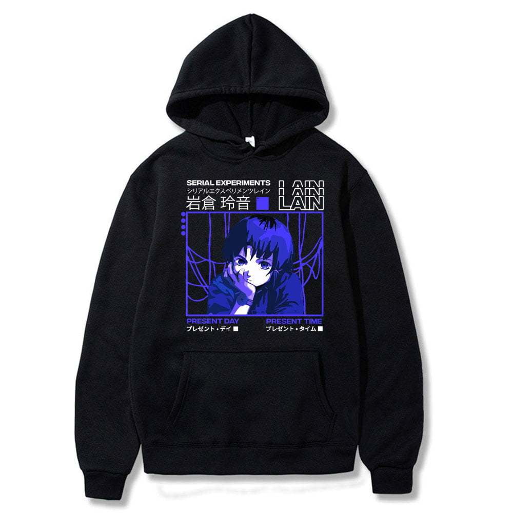 CYDZSWYXGS Serial Experiments Lain Hoodie Sweatshirt Manga ...