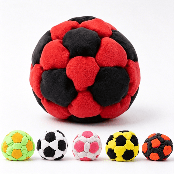 CYFW 32-Panel Spiral Pellet Filled Footbag Ball,Soft Durable Soccer ...