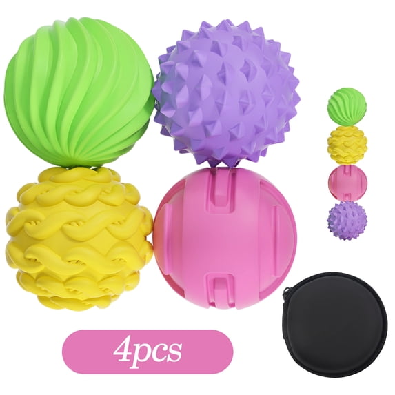 CYFW 4Pcs Magnetic Fidget Balls,STEM Learning Fidget Toys Adults ...