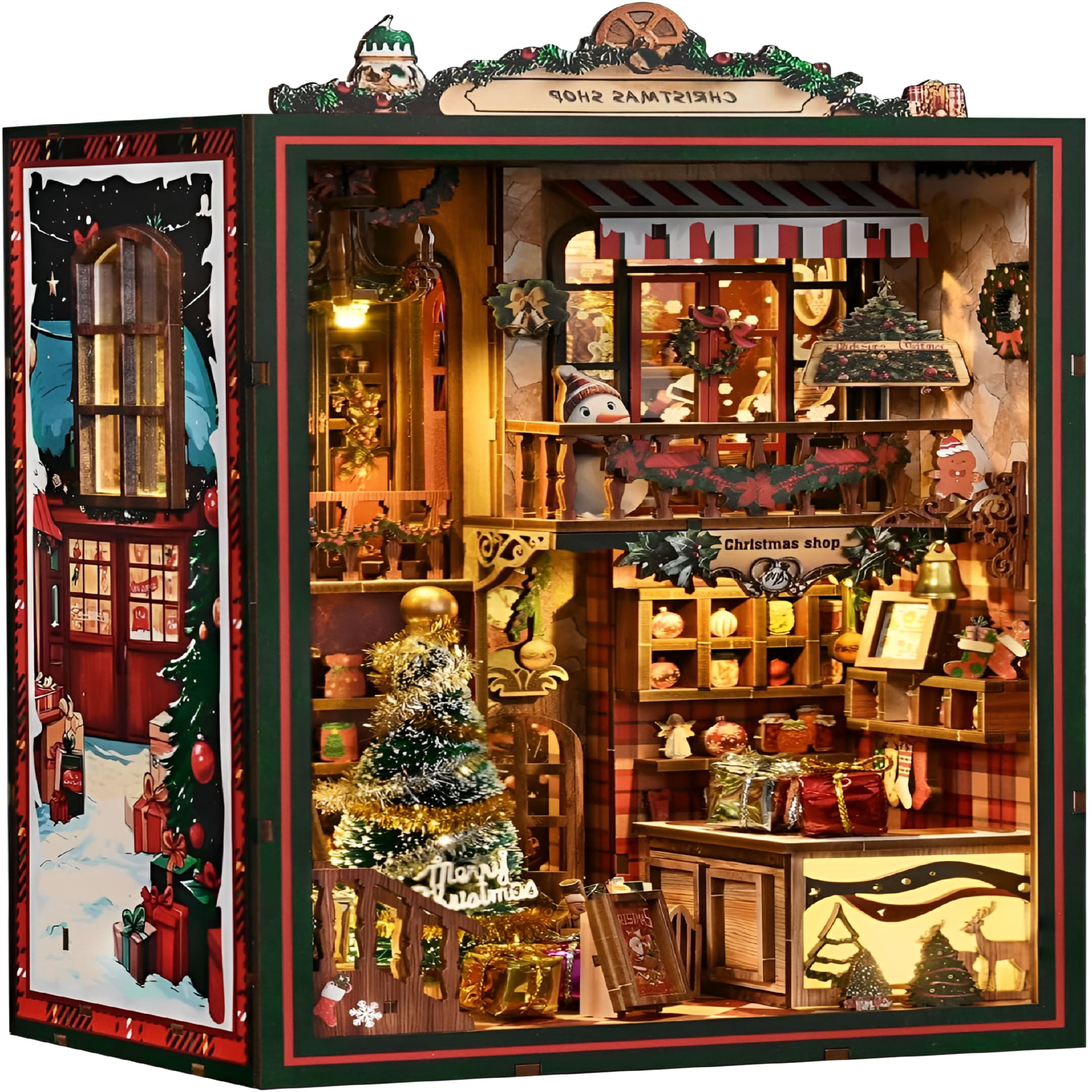 CYFW Book Nooks for Adults,DIY Miniature Dollhouse Book Nook Kit,Model ...