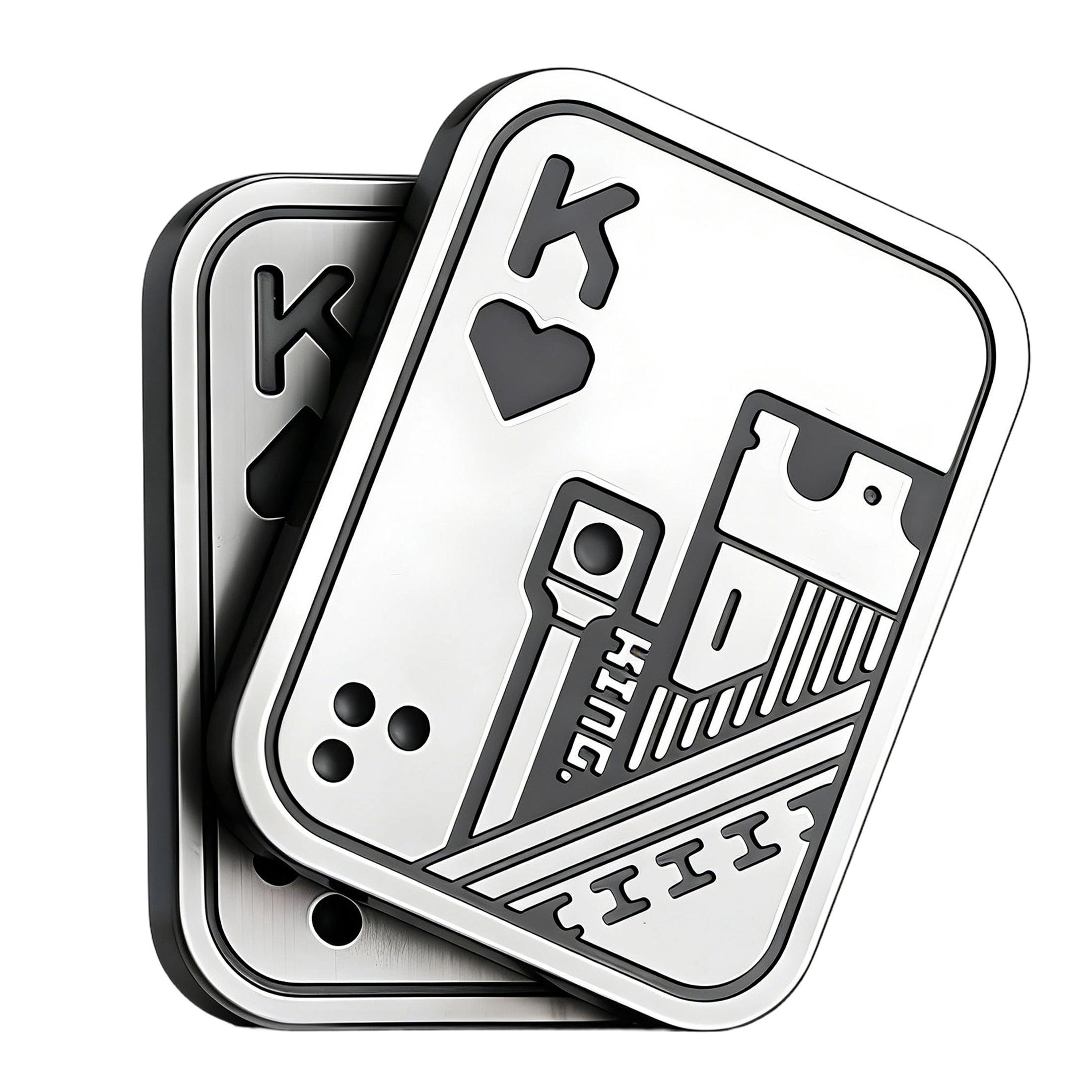 CYFW Fidget Slider,Rotating Playing Card Fidget Toys Adults,EDC Metal ...