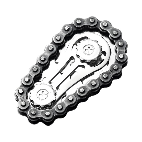 CYFW Fidget Spinner,Gear Chain Fidget Toys Adults,Metal Flywheel Metal ...