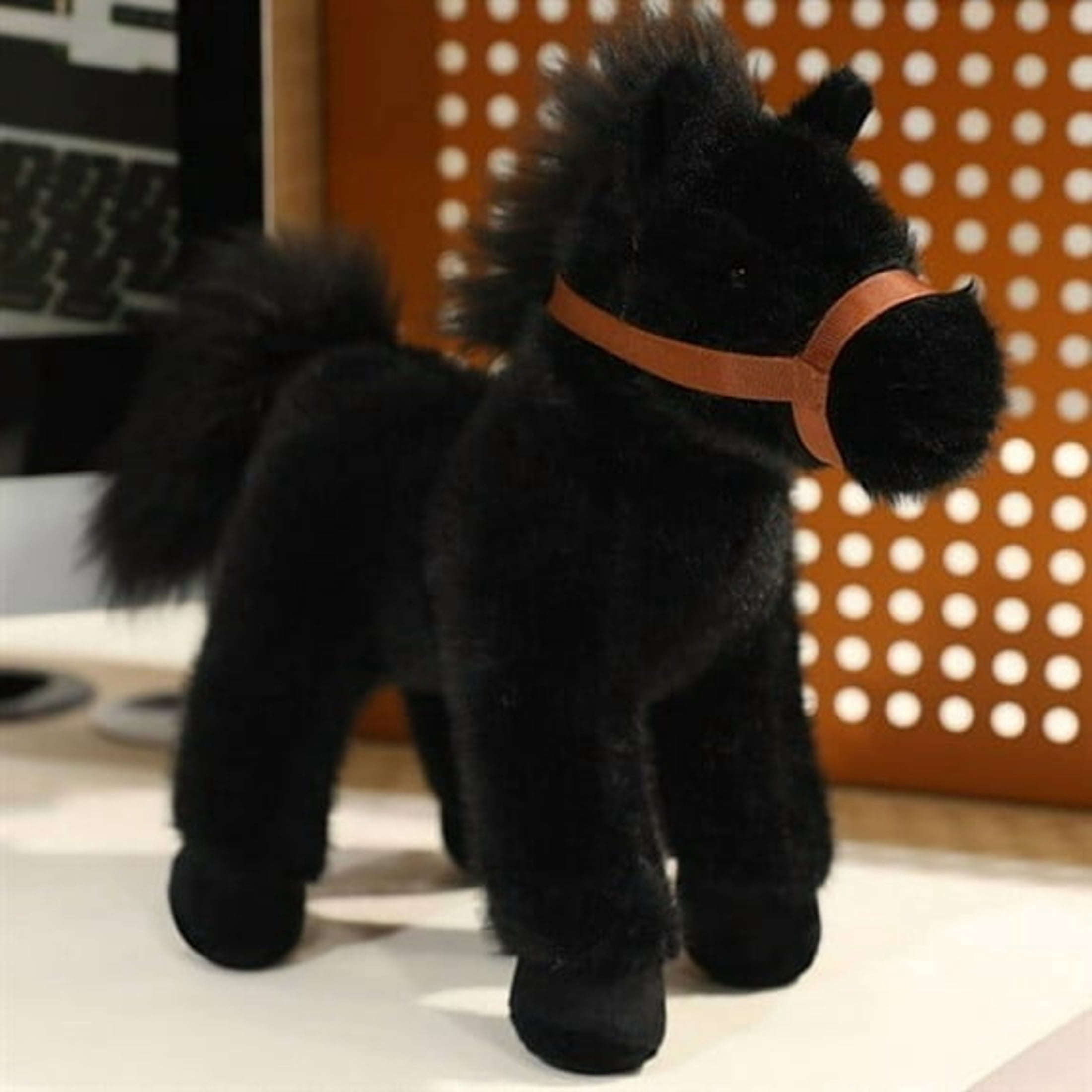 CYFW Realistic Horse Plush Toy Soft Stuffed Animal-Galloping Legs ...