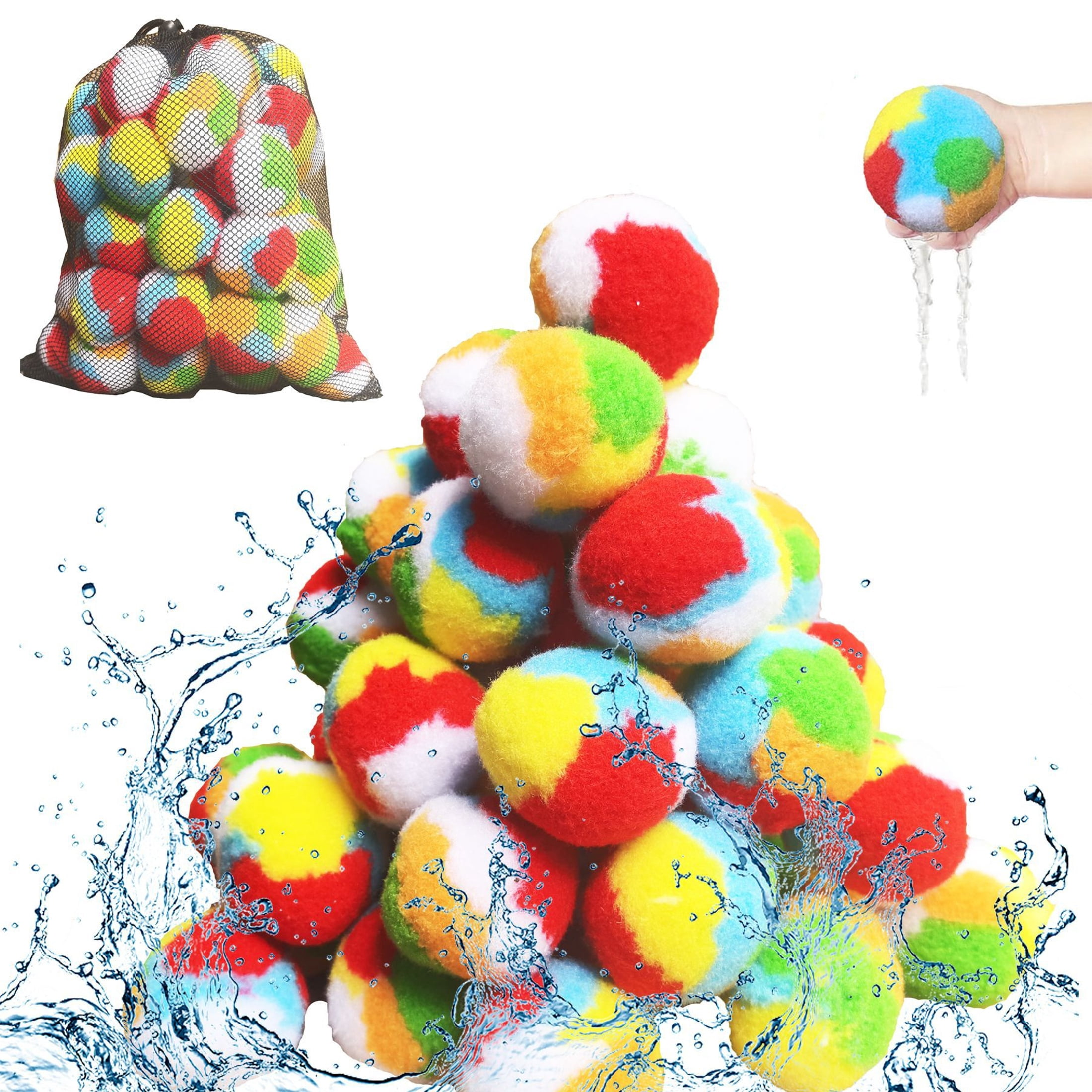 CYFW Reusable Water Balls Reusable Water Balloons Summer Toys Outdoor ...