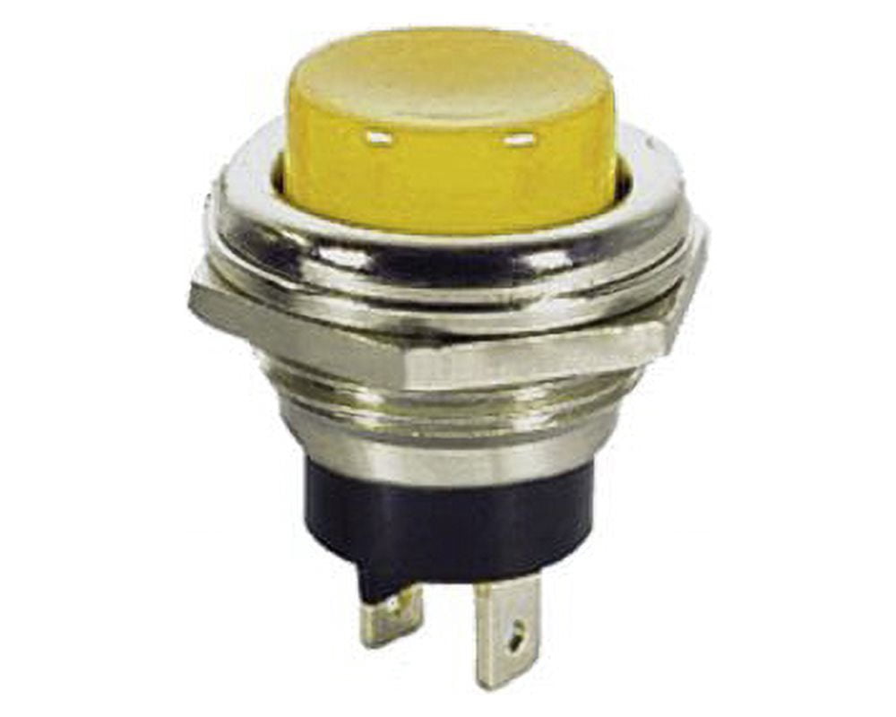 CYGUSA SPST Normally Open Push Button Switch YELLOW - Walmart.com