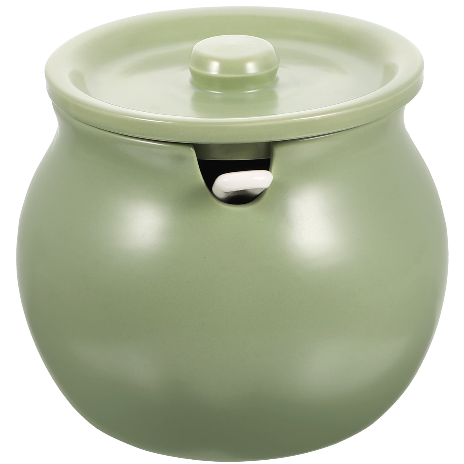 CYLINDSOME 1 Set of Ceramic Bacon Grease Container Lard Storage Jar ...