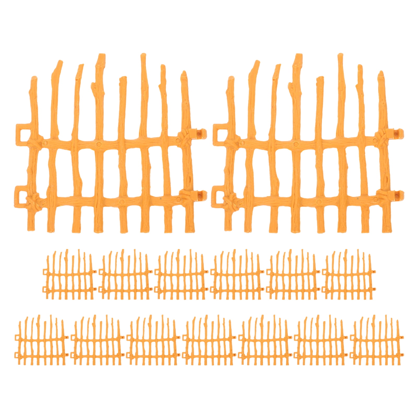 CYLINDSOME 1 Set of Tiny Plastic Fences Mini Garden Fence Ornaments DIY ...