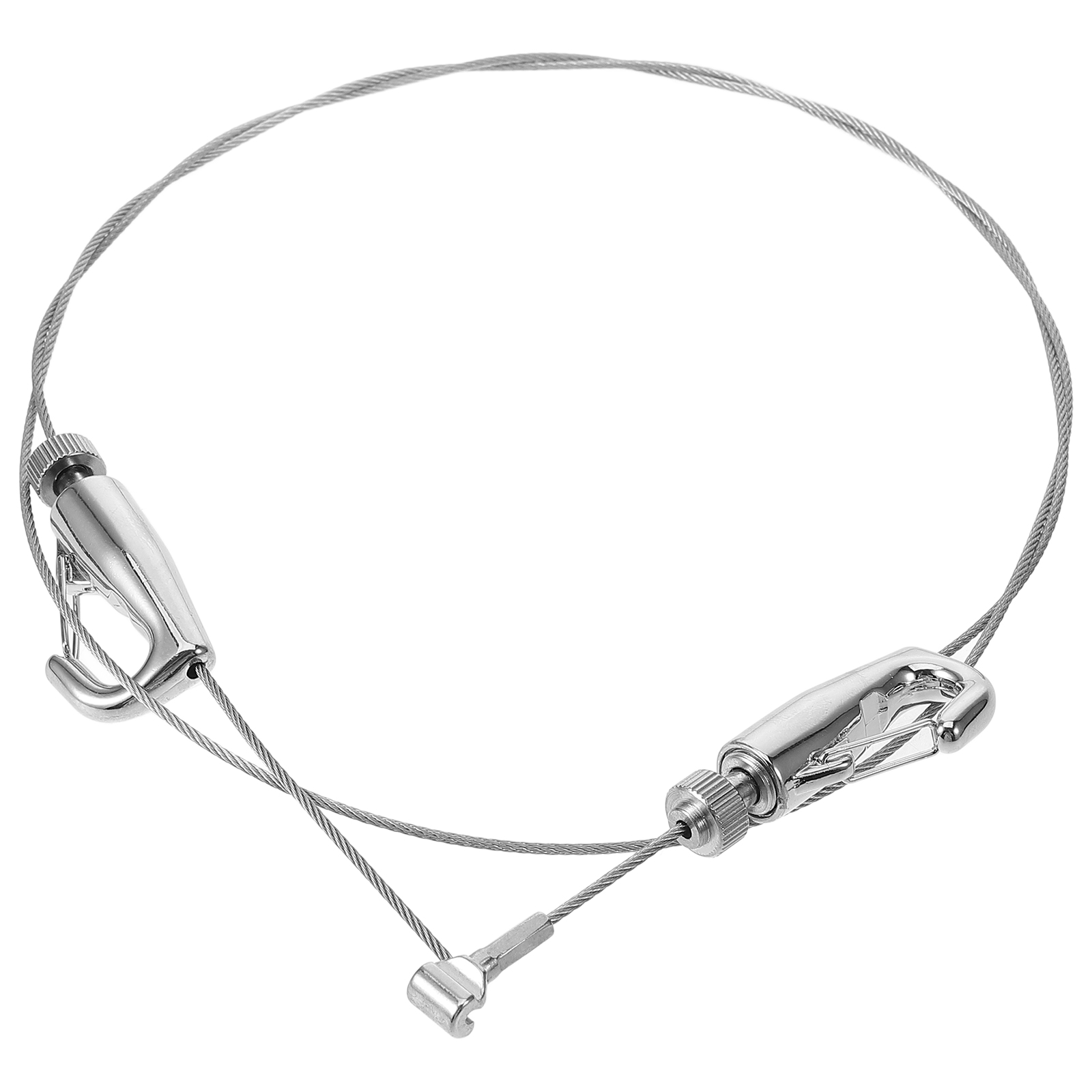 HEMOTON HOMEMAXS 1 Set Wire Rope Hanger Aluminium Alloy Picture Frame ...