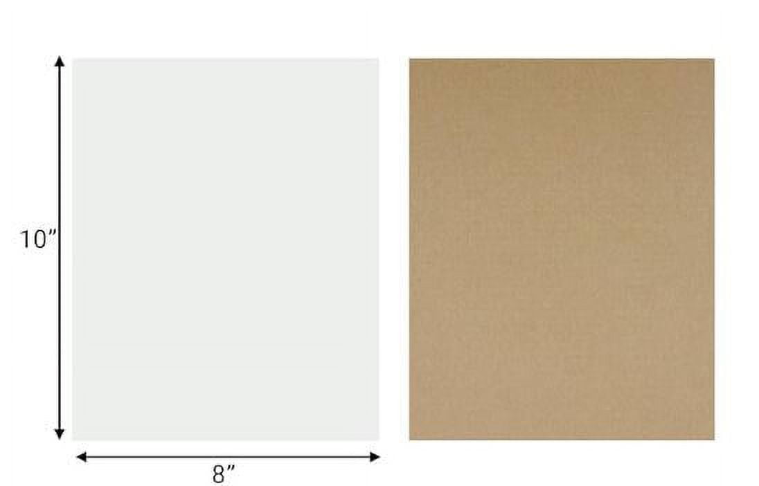 White Cardboard Sheets for DIY Crafts and Home Use 10 Sheets Thick ...
