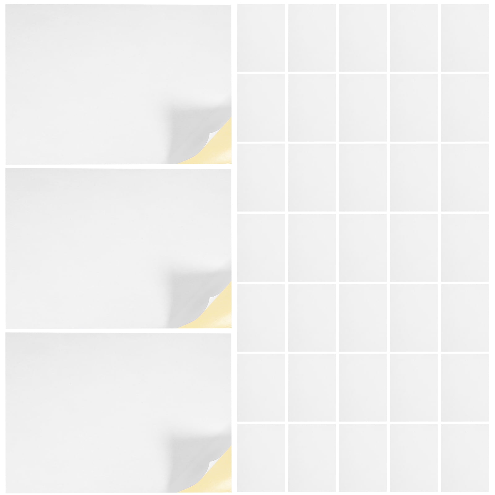 CYLINDSOME 100 Sheets Printable Blank Sticker Labels Sticker Paper for ...