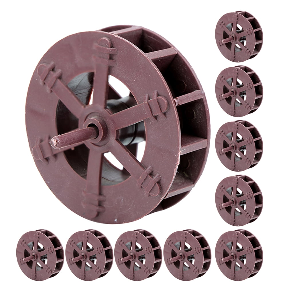 CYLINDSOME 10Pcs DIY Rotating Water Wheel Tabletop Chinese Waterfall ...