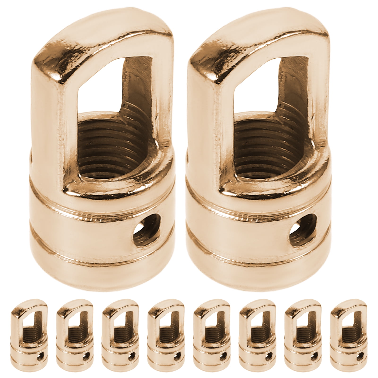 CYLINDSOME 10Pcs Lamp Nut Ring Ceiling Loop Eye Nut Screw Replacement ...