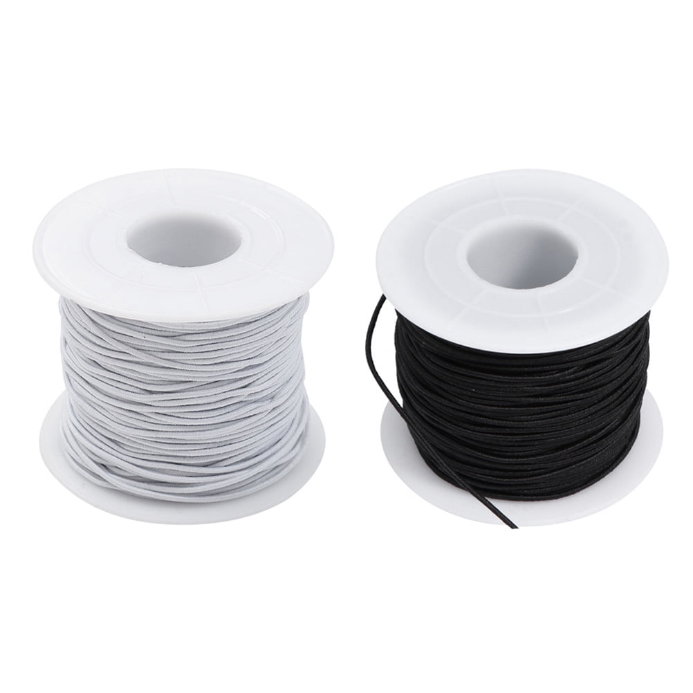 CYLINDSOME 2 Rolls of Stretchy Strings Jewelry Ropes Stretchy Bracelet ...