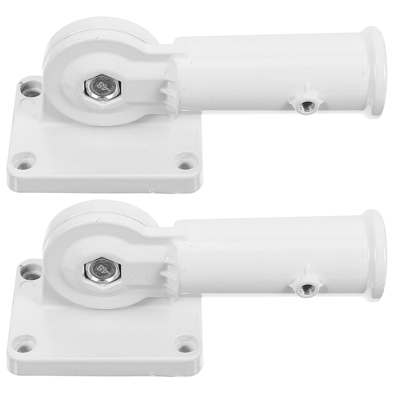 CYLINDSOME 2pcs Adjustable Flag Pole Holder Durable Wall Mounted Flag ...