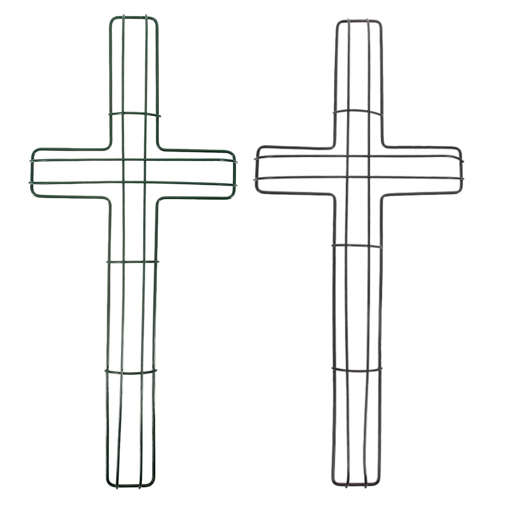 CYLINDSOME 2pcs Cross Shaped Metal Cross Form Unfinished Wreath Frame ... CYLINDSOME 2pcs Cross Shaped Metal Cross Form Unfinished Wreath Frame ...