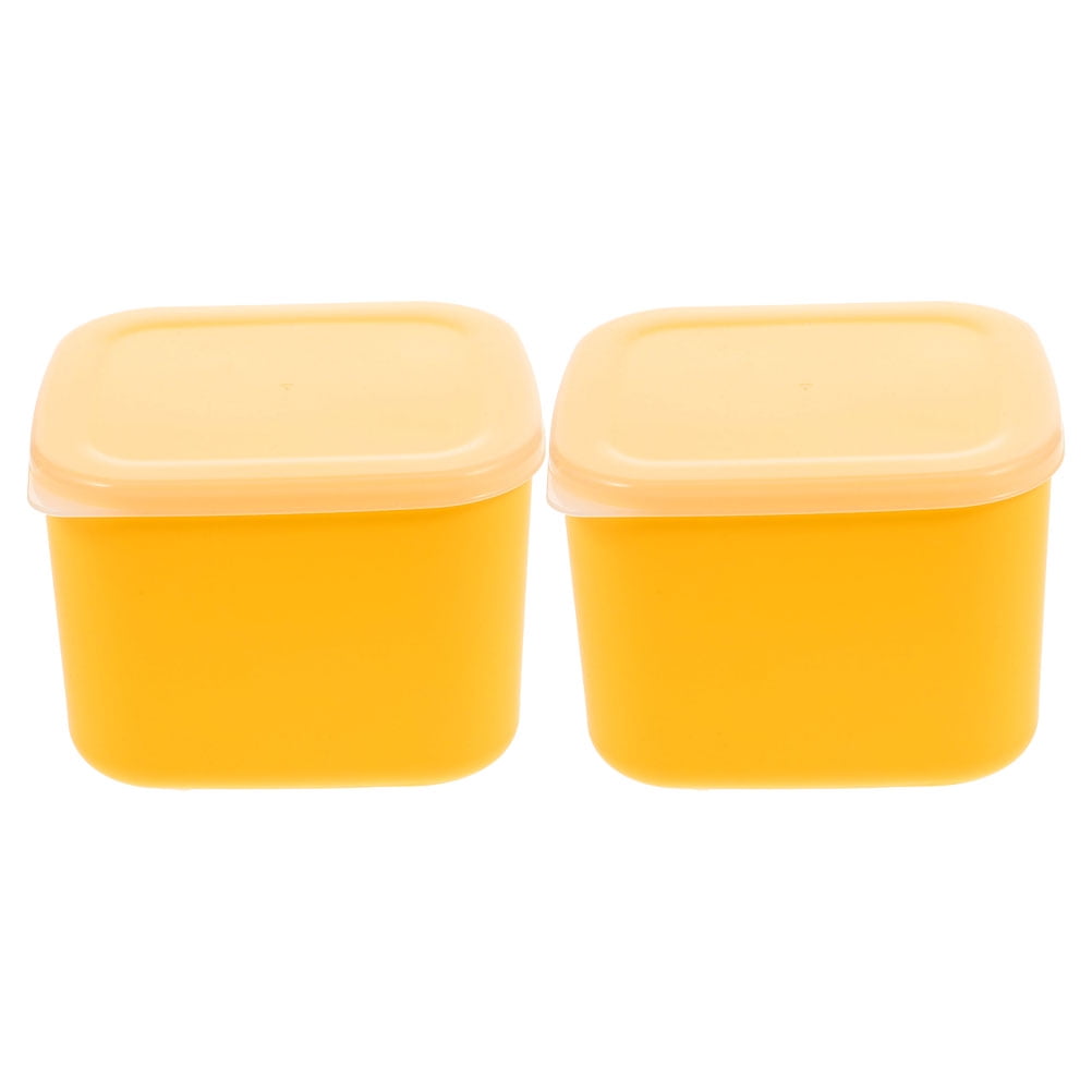 CYLINDSOME 2pcs Fridge Storage Containers Home Sliced Cheese Containers ...