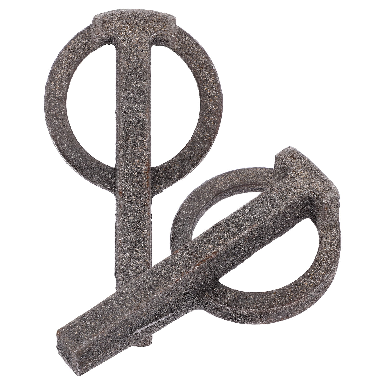 Hemoton Scaffolding Lock Pin For Secure Connection With Steel Material Silver Color 2pcs