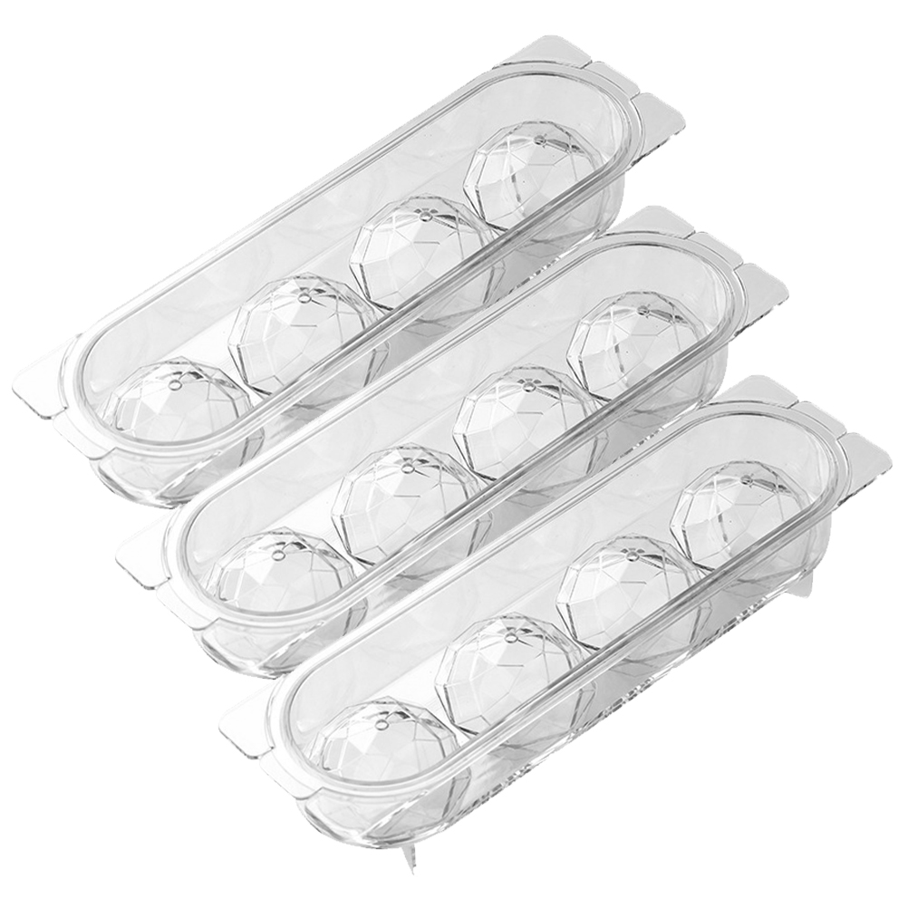 CYLINDSOME 3pcs Refrigerator Ice Cube Shaper Reusable Ice Balls Making ...