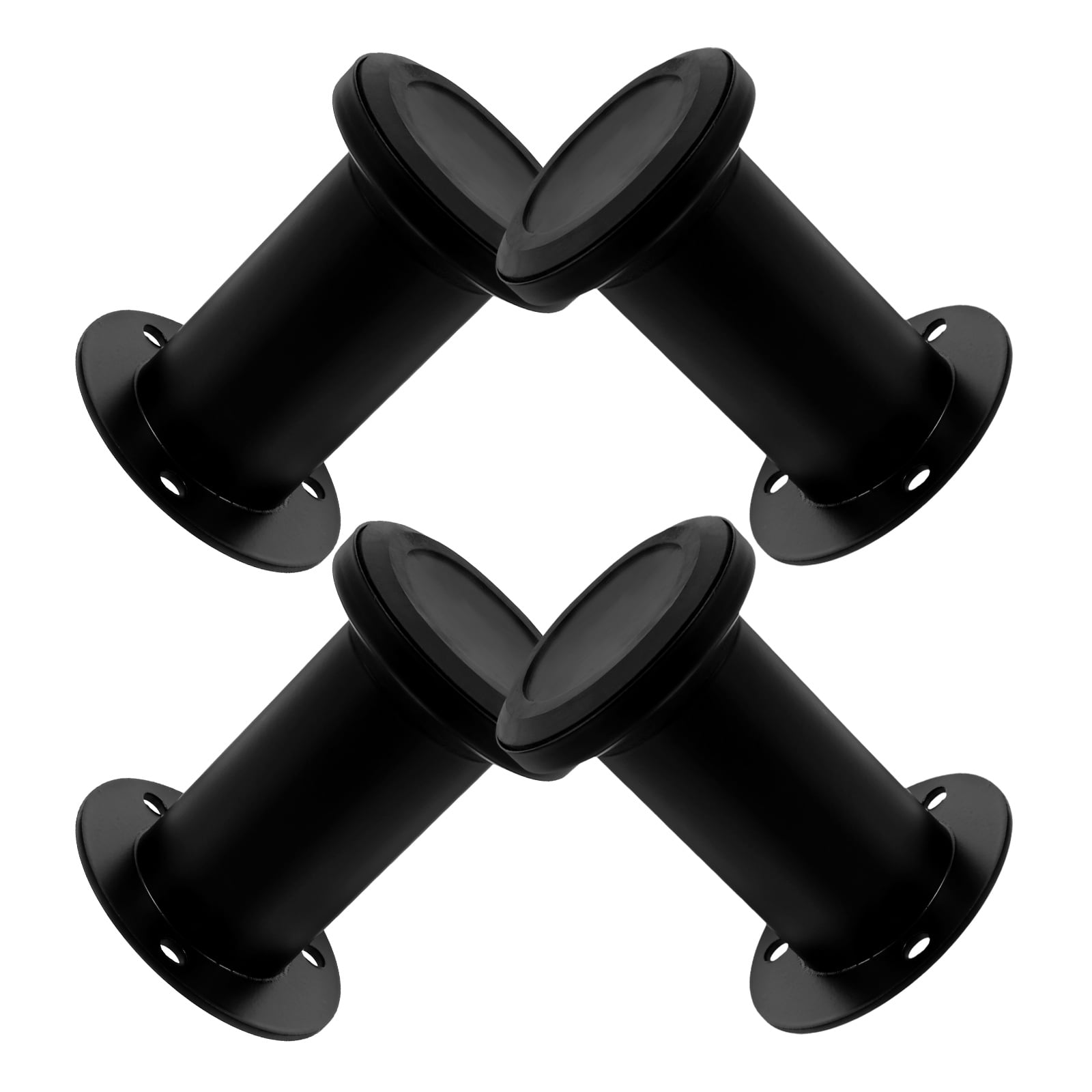 Black Steel Adjustable Support Legs for Furniture with Heavy Duty ...