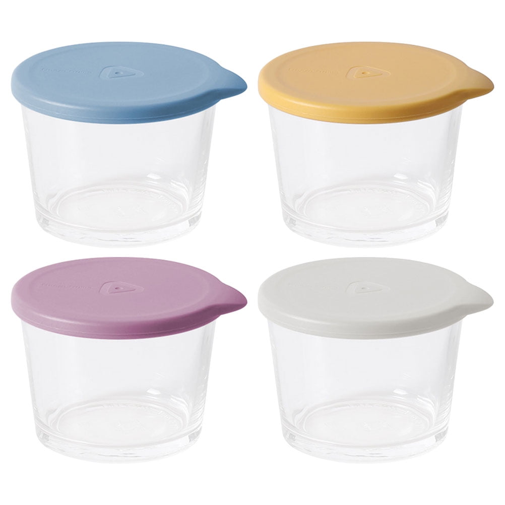 CYLINDSOME 4pcs Jam Storage Box Butter Refrigerated Storage Holder ...