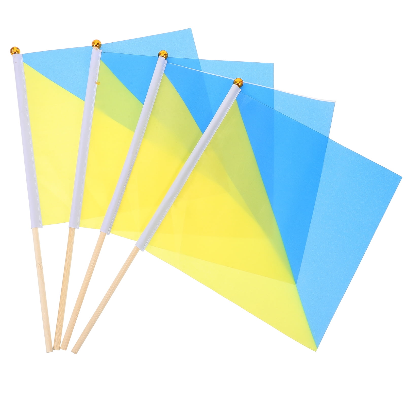 CYLINDSOME 4pcs Referee Commanding Flag Commanding Signal Flags Race ...