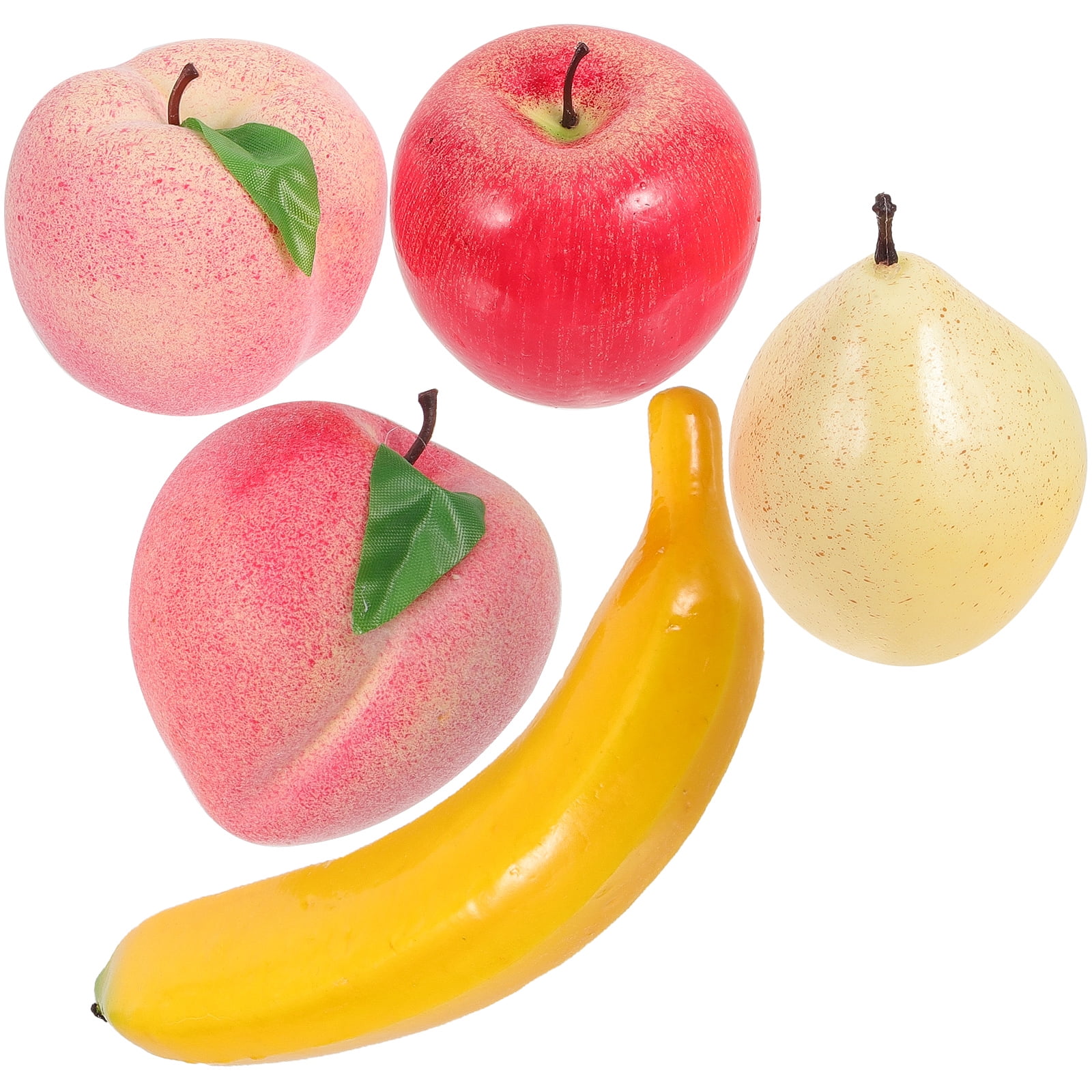 CYLINDSOME 5pcs Fake Fruits Models Supermarket Artificial Fruits Models ...