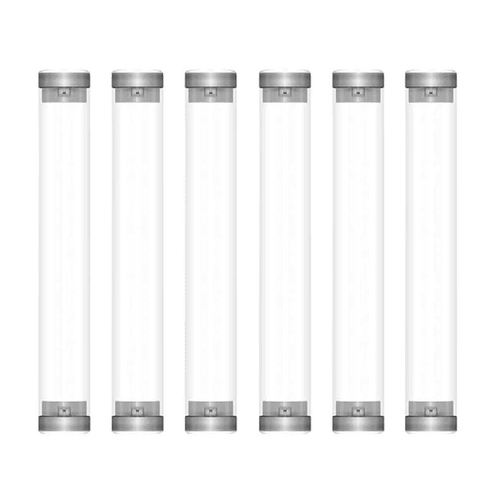 CYLINDSOME 6Pcs Empty Pen Packing Box Plastic Clear Ballpoint Pen Gift ...