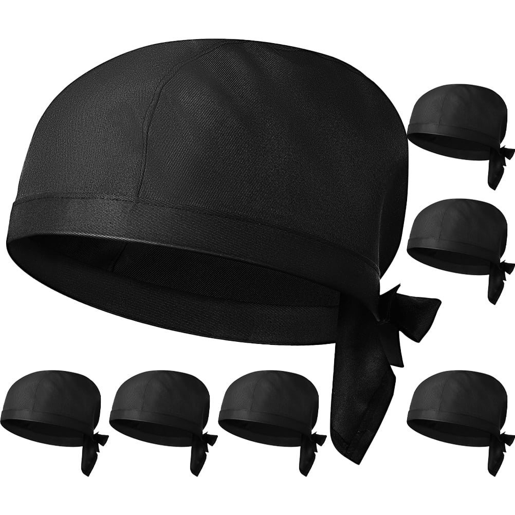 HEMOTON Black Comfortable Chef Hat Made of Cotton Cloth for Kitchen ...