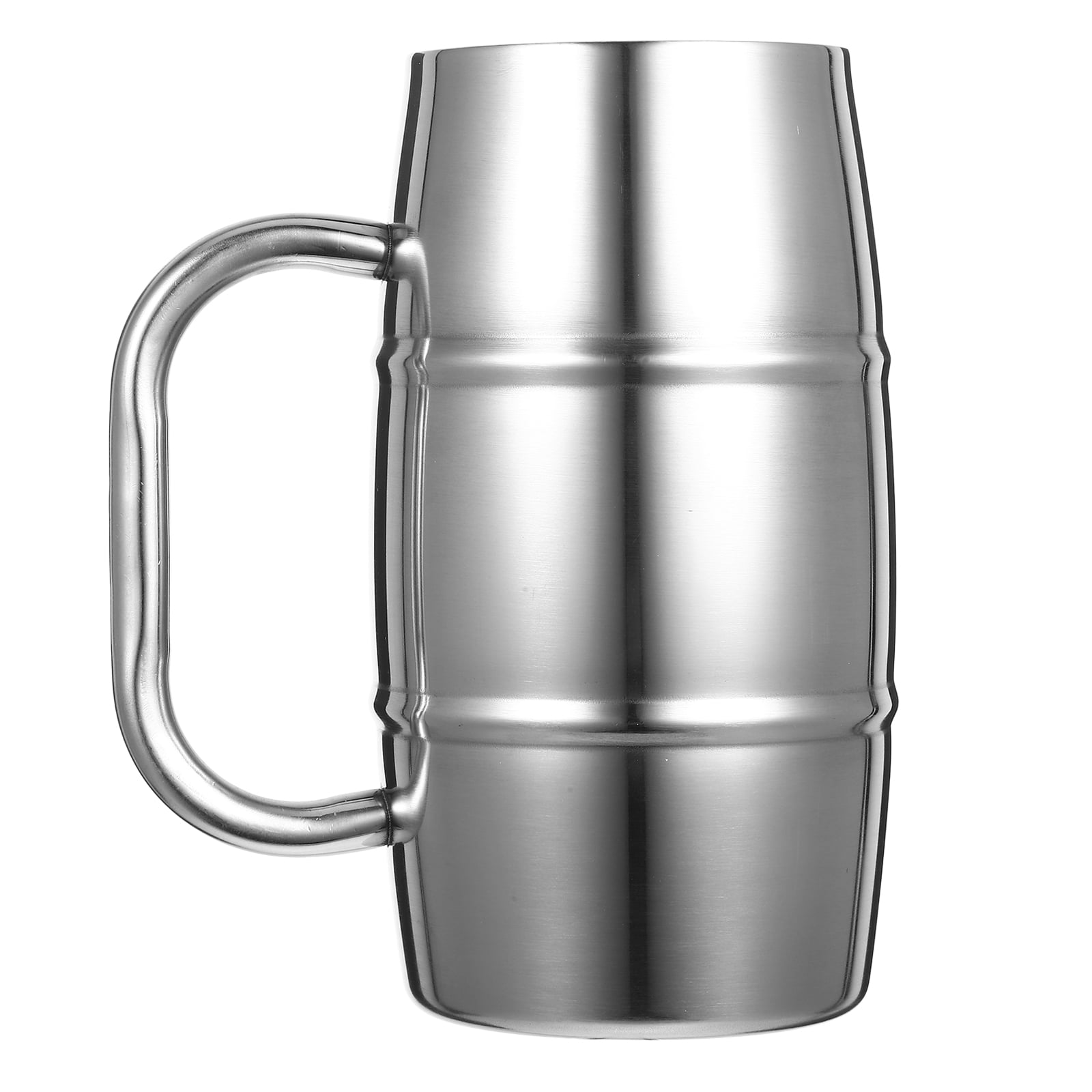 Cylindsome Beer Drinking Mug Industrial Style Wine Cup Stainless Steel Wine Mug Water Mug Party