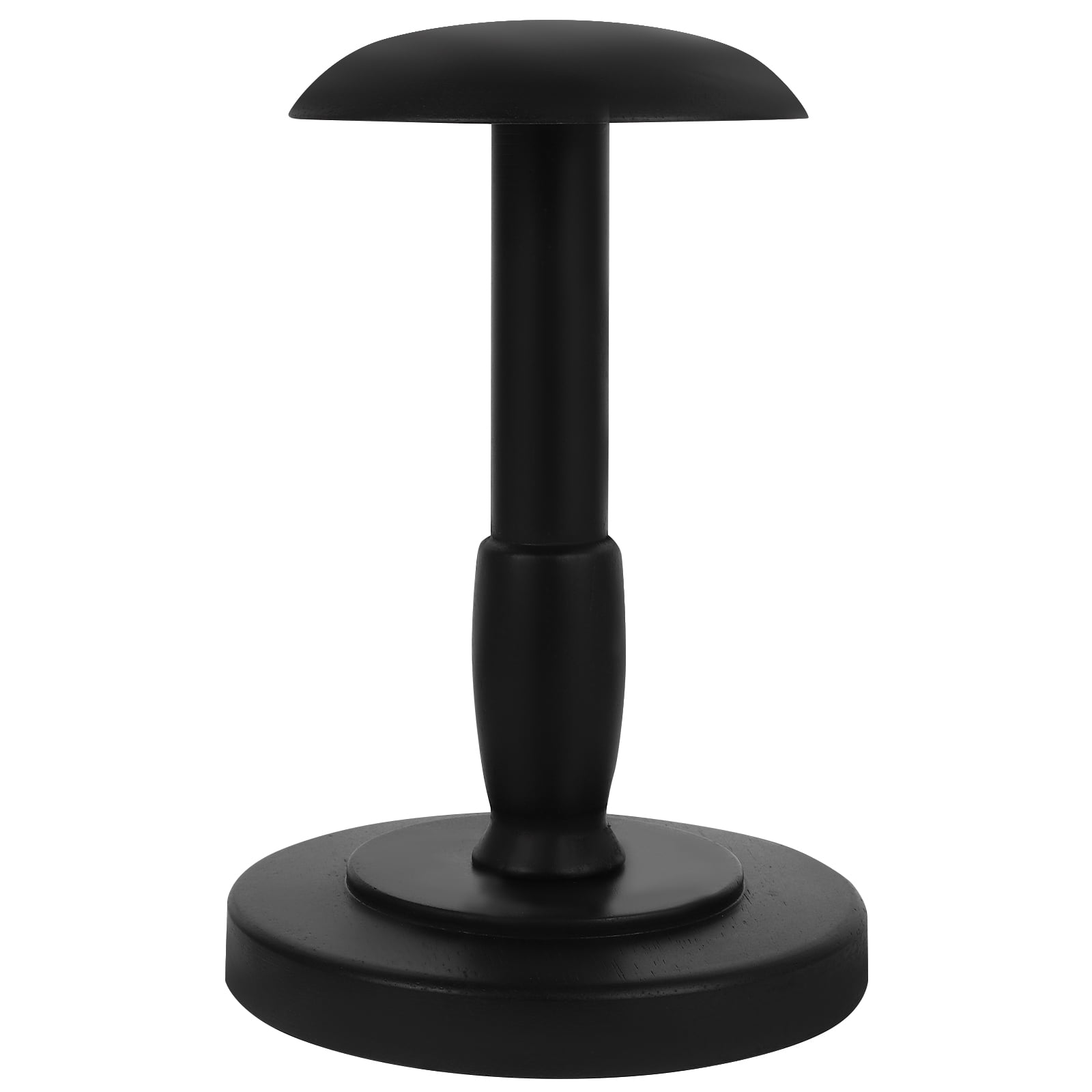 CYLINDSOME Cap Display Stand Table Hat Rack Wig Display Stand Wood Hat ...