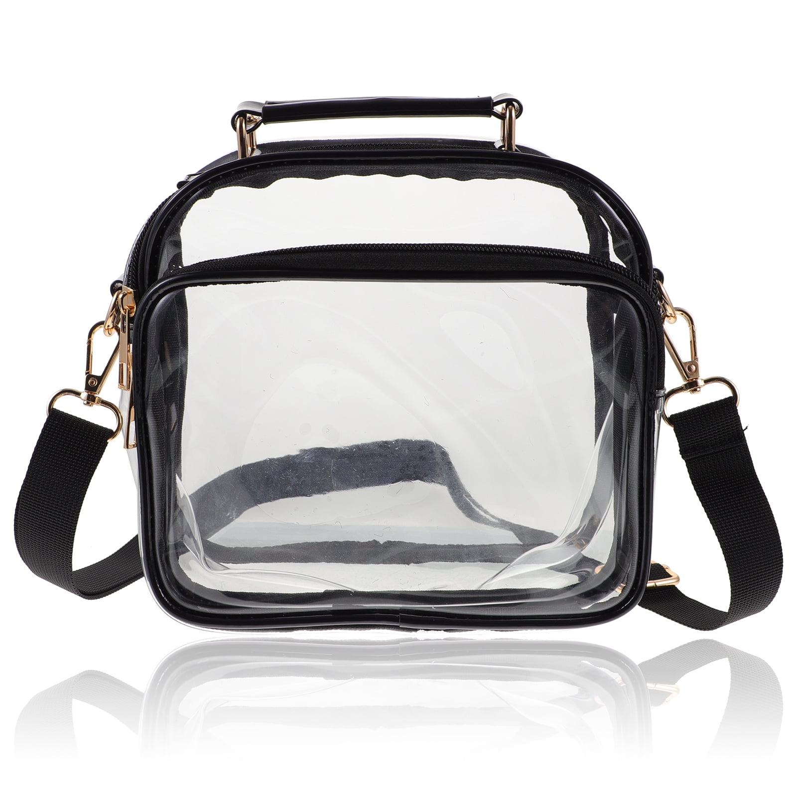 CYLINDSOME Clear Crossbody Bag with Adjustable Strap Transparent ...