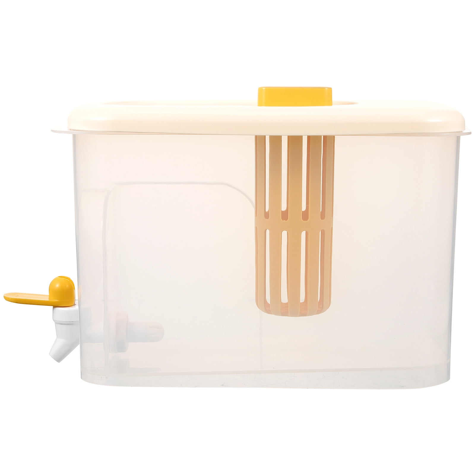 CYLINDSOME Fridge Beverage Dispenser with Tap Fridge Jug Dispenser ...