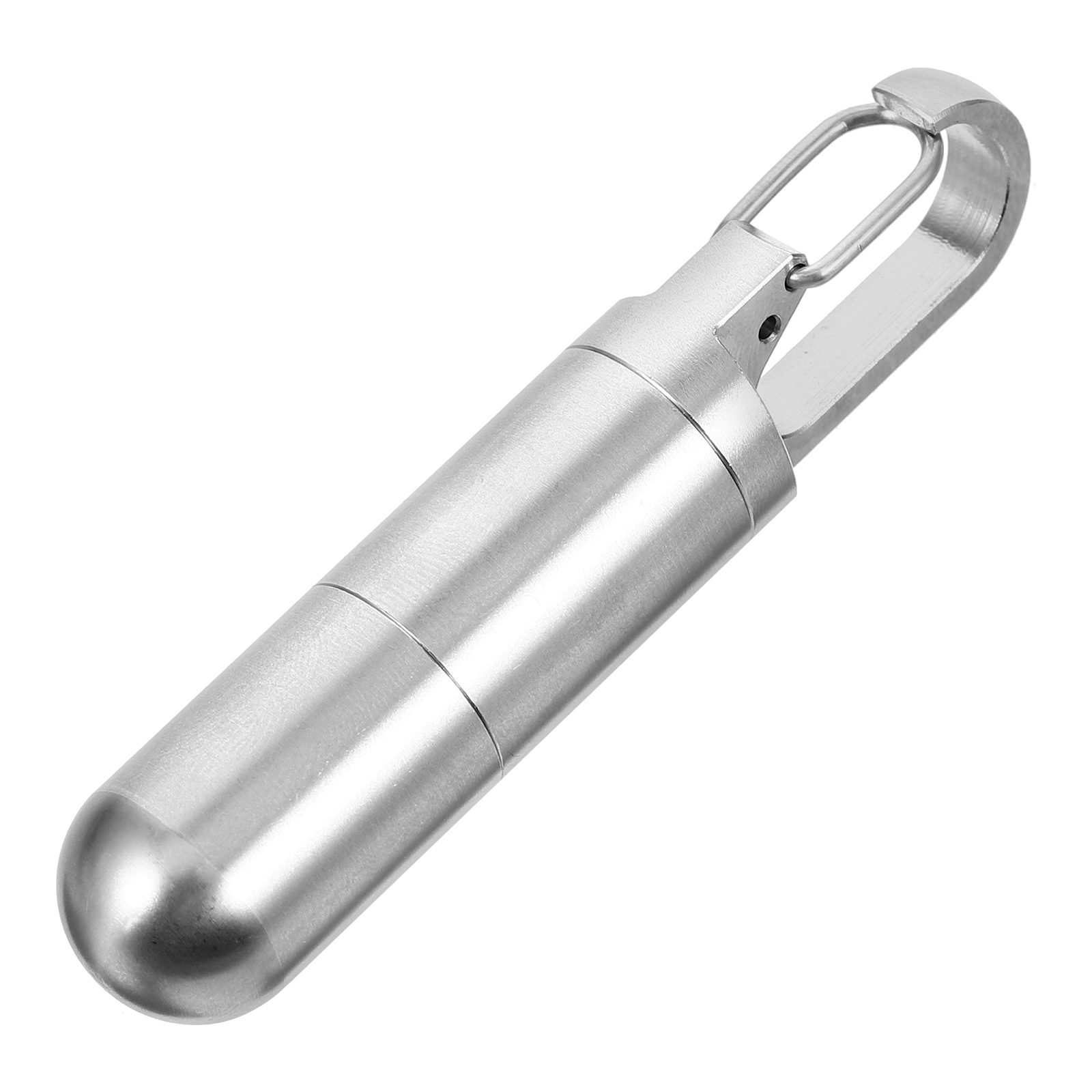 CYLINDSOME Travel Pill Holder Stainless Steel Pill Container Tiny Pill ...