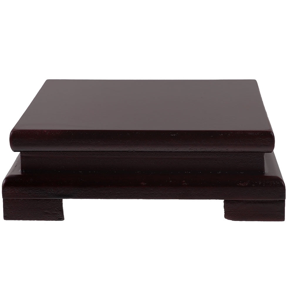 CYLINDSOME Wooden Plant Riser Plant Stand Potted Plants Riser Vase ...