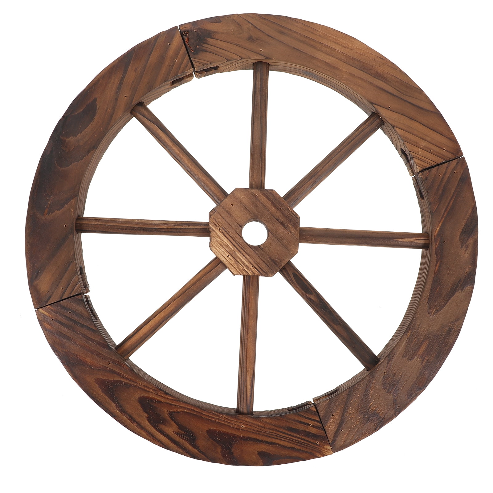 CYLINDSOME Wooden Wheel Wall Decor Vintage Home Wall Wheel Decor Wall ...