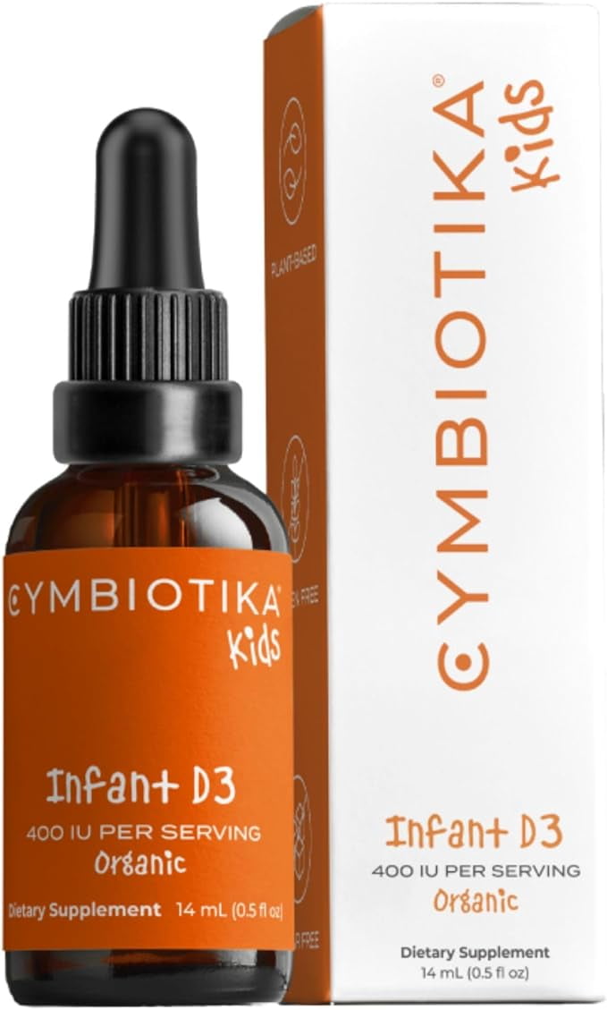 CYMBIOTIKA Kids Infant Vitamin D3 Drops, Liquid Supplement for Infants ...
