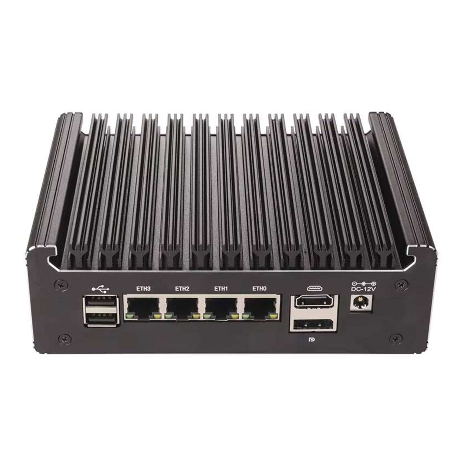 CYMINILMDPC Solid Fanless Firewall Mini PC,N150 Small Case,4X i226-V 2 ...