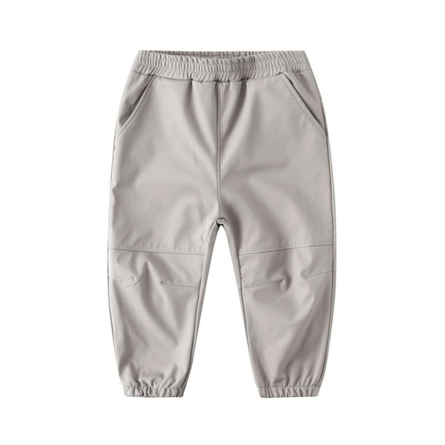 CYMMPU Toddler Waterproof Cozy-Dry Rain Snow Pants Fleece Lined Elastic ...