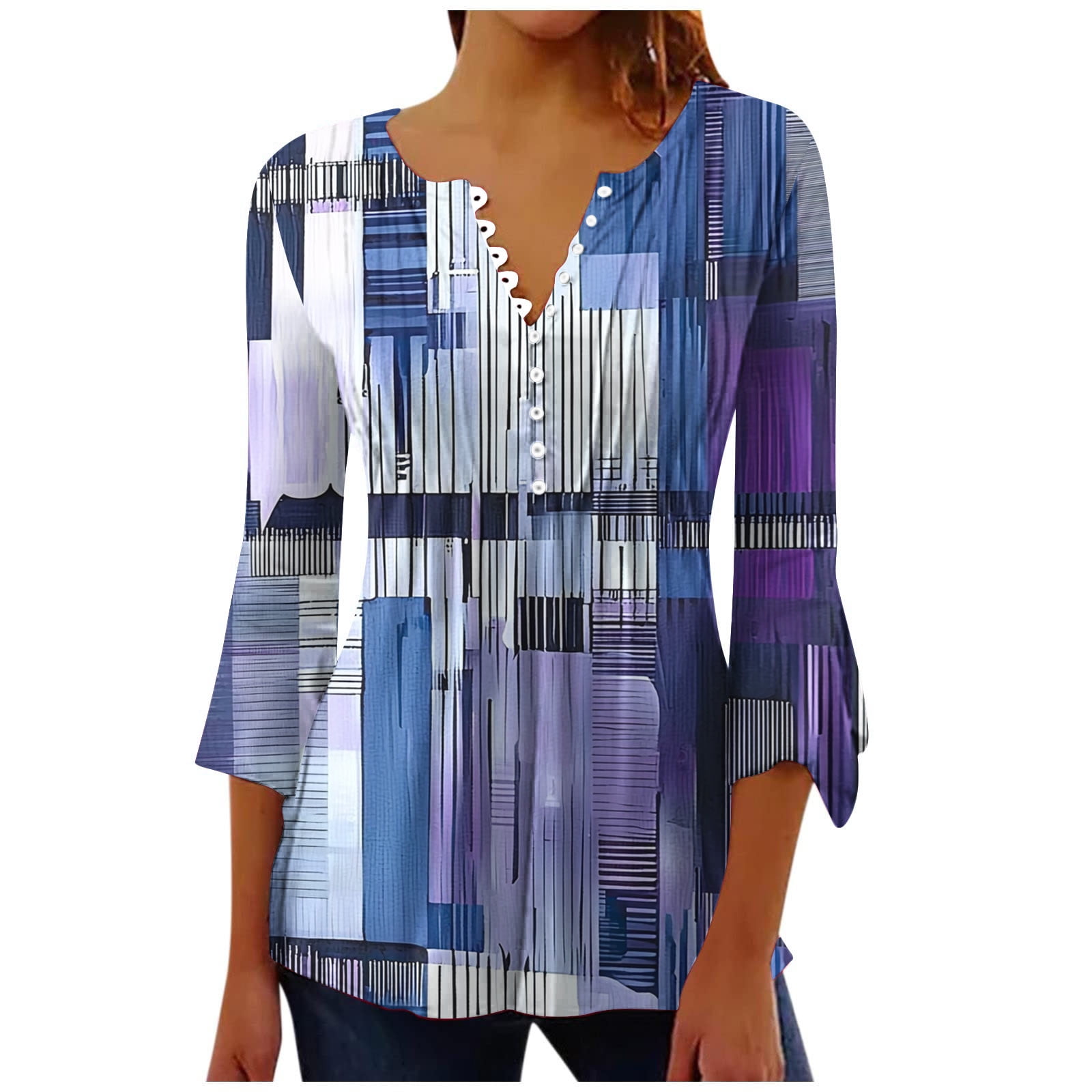 CYMMPU Women's Business Work Blouses to Wear with Leggings Tunic Tops ...