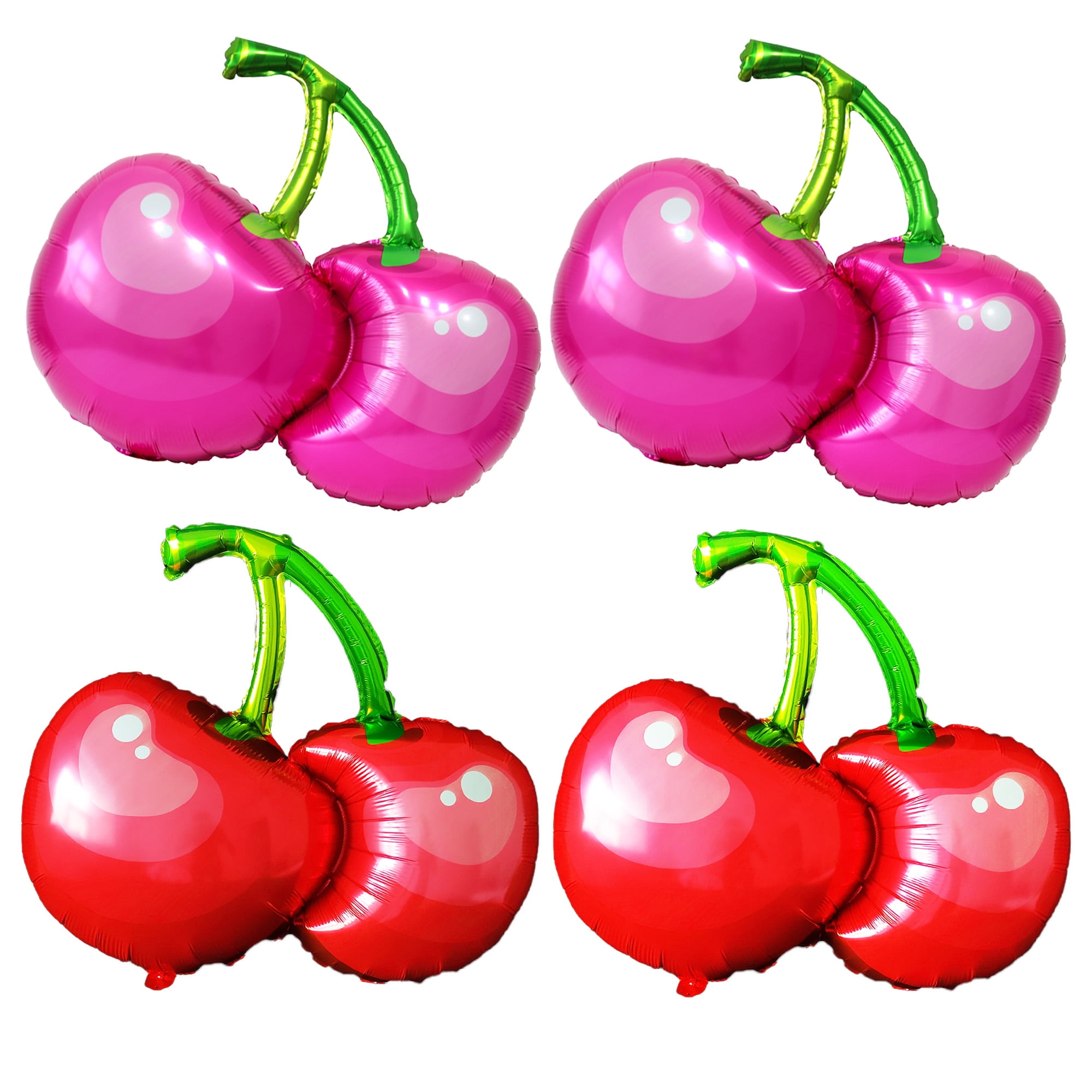 Cymylar Cherry Mylar Balloon Summer Fruit Theme Party Decorations Red ...