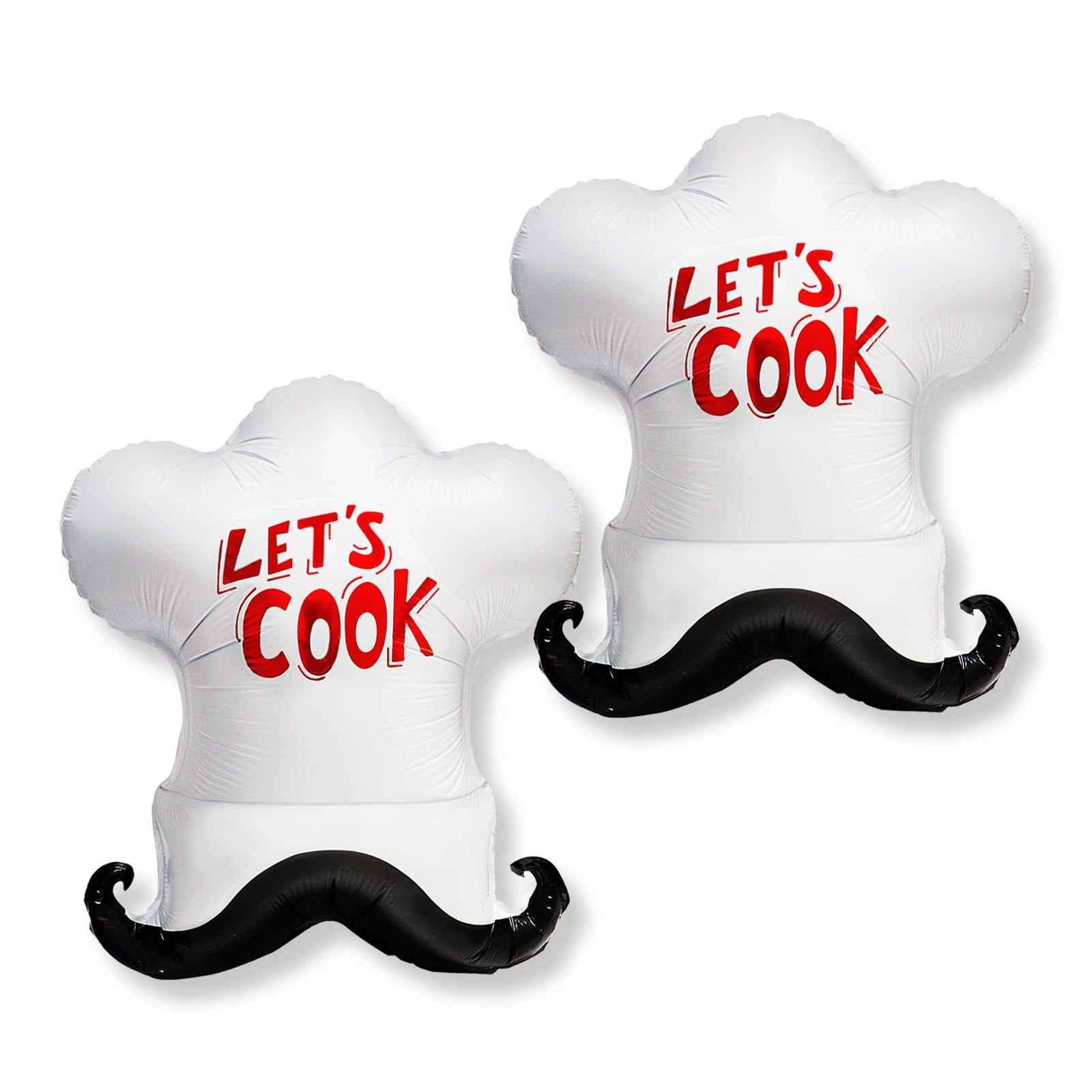 CYMYLAR Lets CookEGSC Up Some Fun, Cooking Theme Party Decorations 2pcs ...