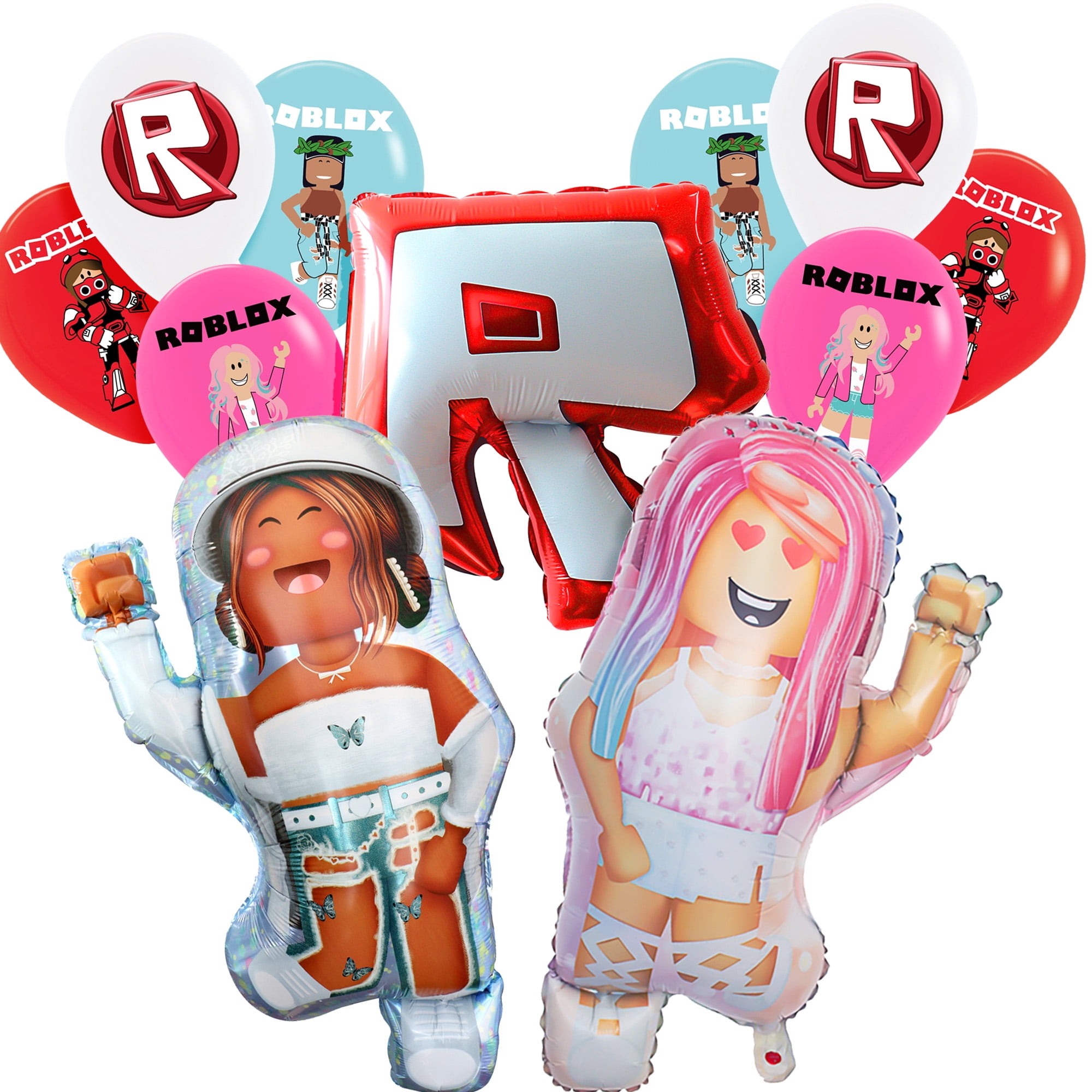 CYMYLAR Roblox Style Balloon Set - 23-Piece Kids Gaming Birthday Party ...