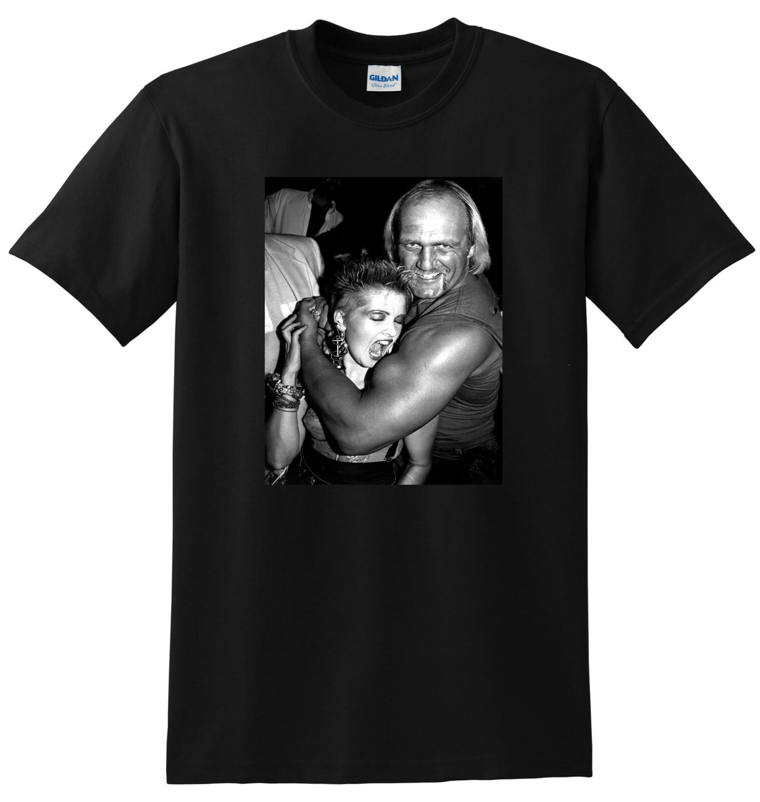 CYNDI LAUPER AND HULK HOGAN T SHIRT 80s photo poster tee SMALL MEDIUM ...