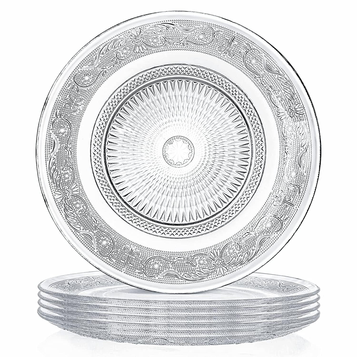 CYNFLEES 7 Inch Serving Plate for Snacks Starter Plate for Serving ...