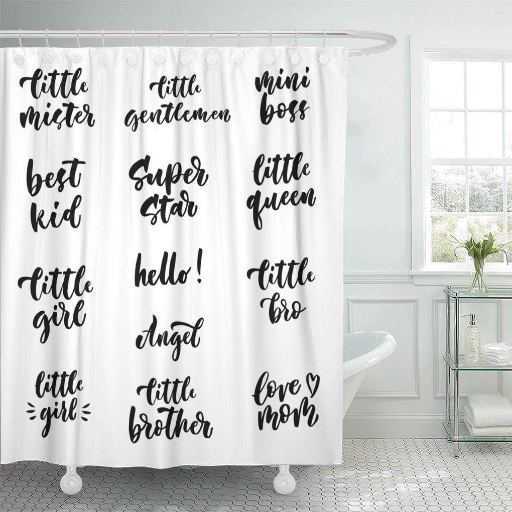CYNLON Baby of Hand Lettering Sayings to Babies Nursery Overlays ...