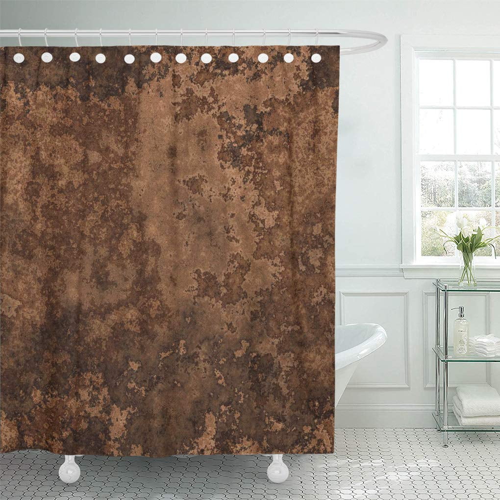 CYNLON Brown Copper Rust Orange Abstract Aged Corroded Corrosion ...