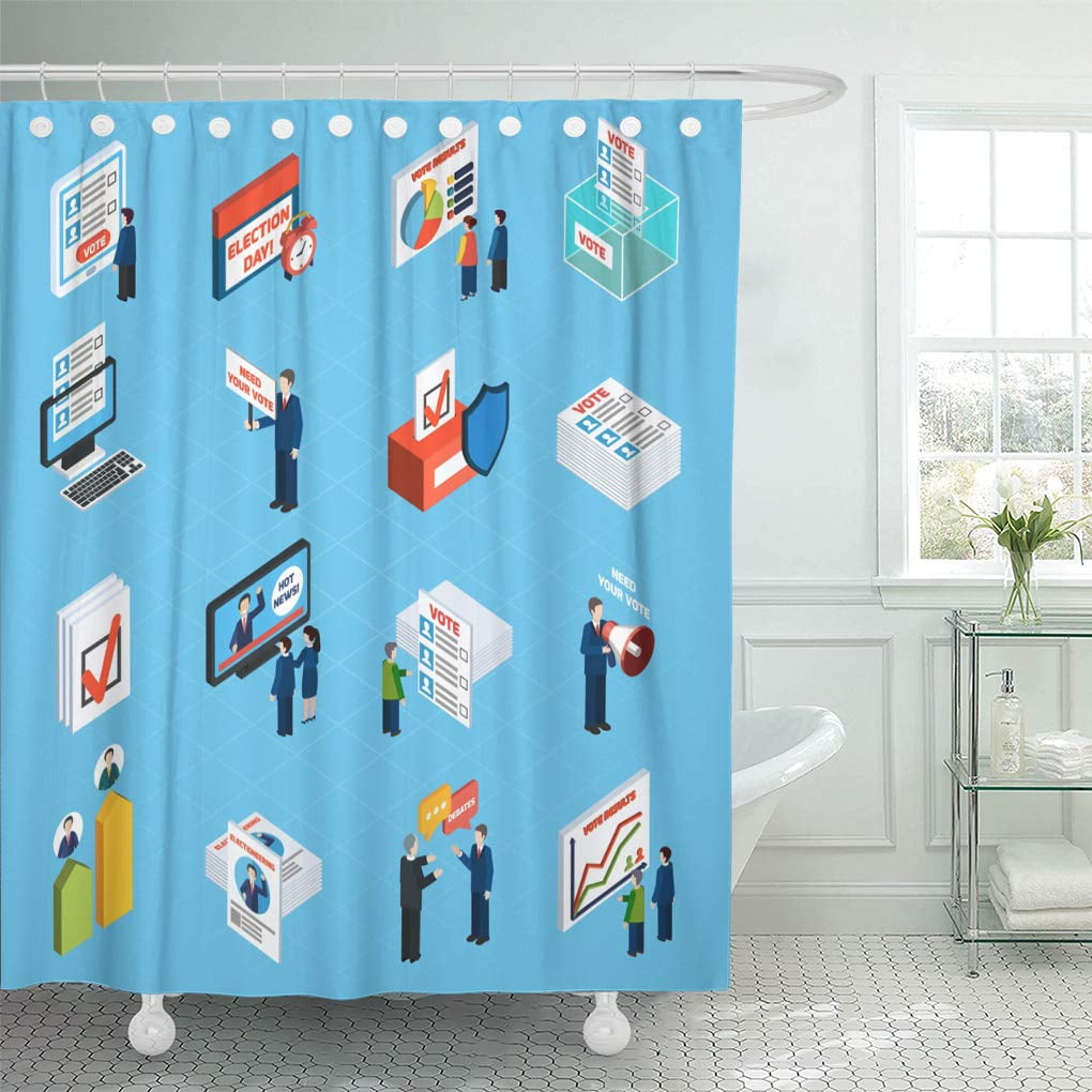 CYNLON Election Campaign and Voting Isometric Ballot Box Voter List ...