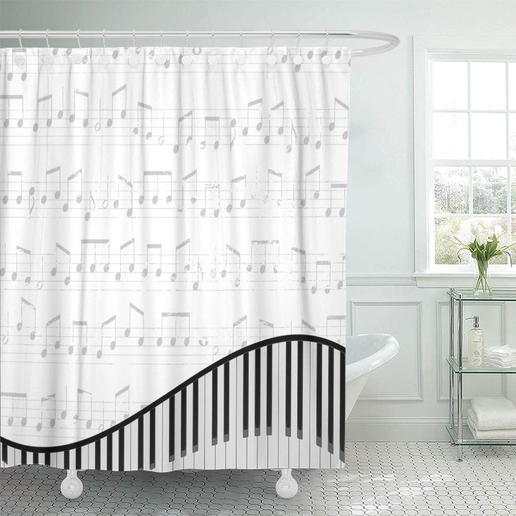 CYNLON Instrumental Song Piano Keyboard Against Faded Music Sheet ...