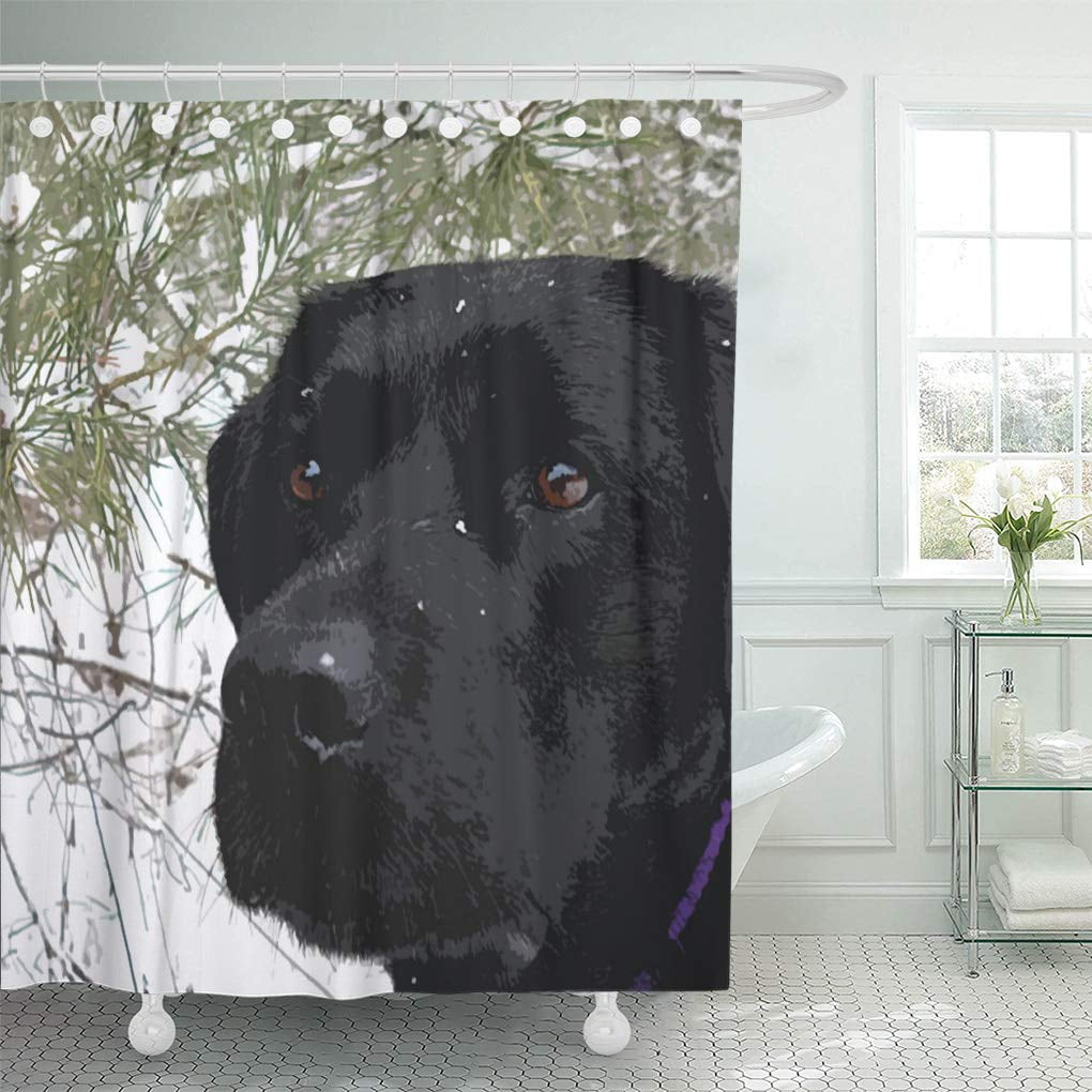 CYNLON Labrador Sparkling Black Lab Retriever Cute Dog Hunting Add ...