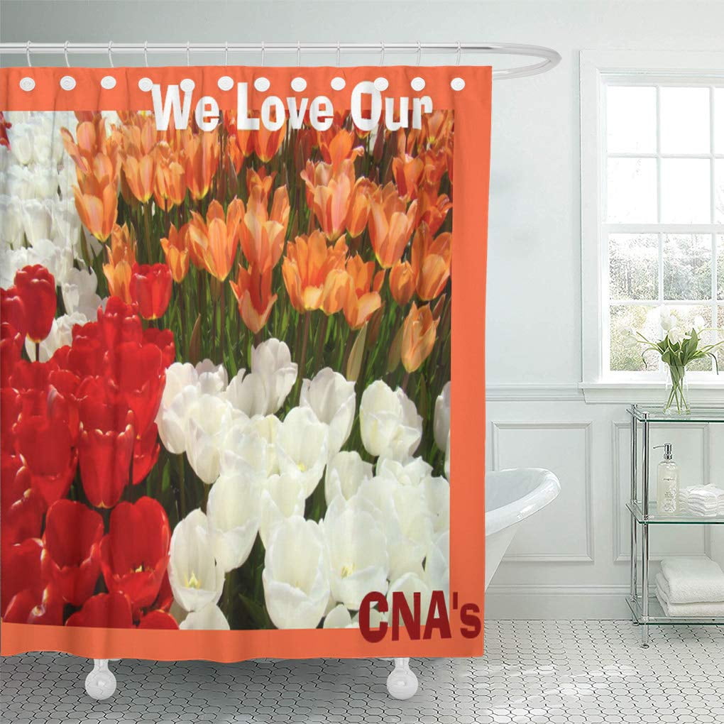 CYNLON Nursing We Love Our CNA Orange Tulip Assistants National ...